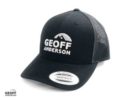 Geoff Anderson Snapback Trucker schwarz, 29,95