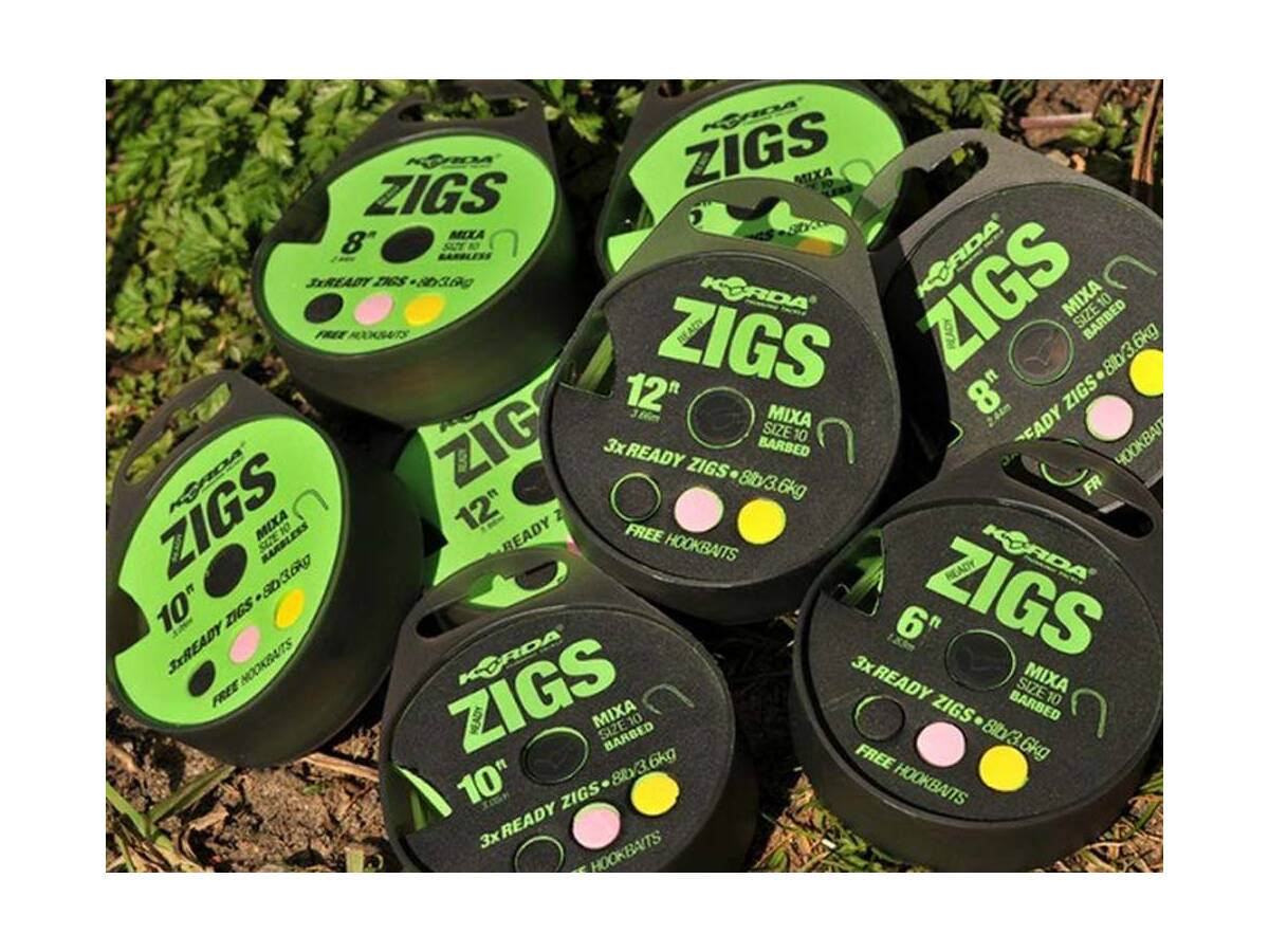 Korda Ready Tied Zig Rigs, 6,99