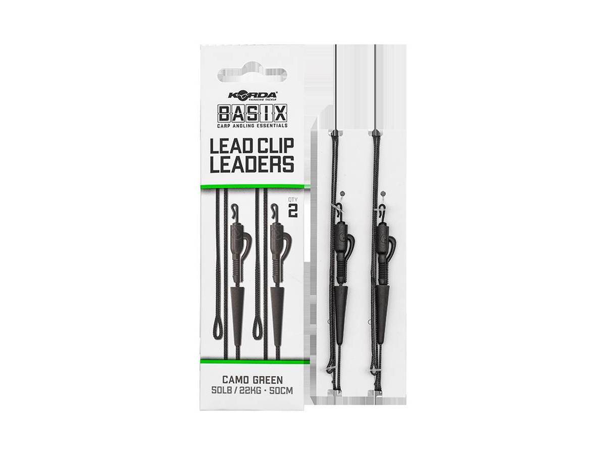 Korda Basix Lead Clip Leaders, 3,99