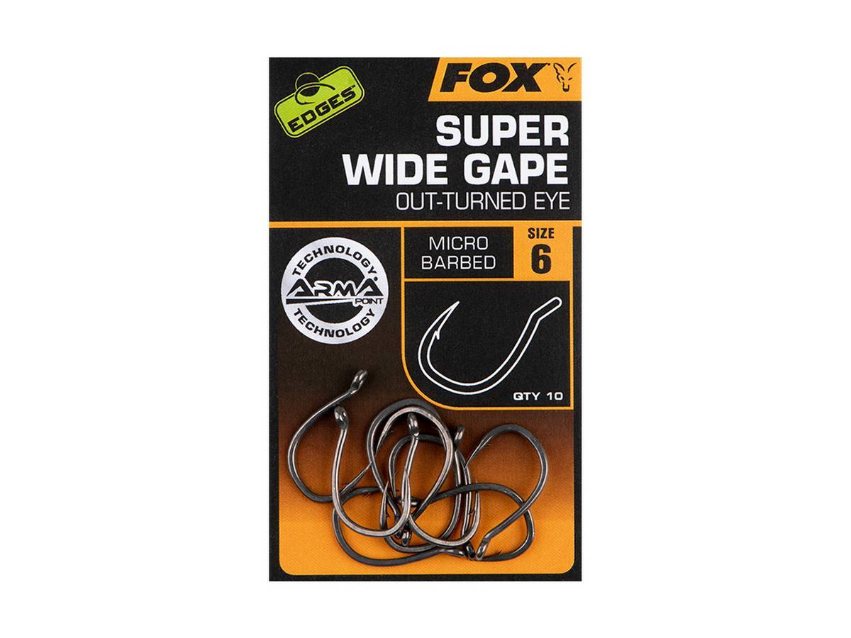 Fox Edges Armapoint Super Wide Gape (inturned eye), 4,50