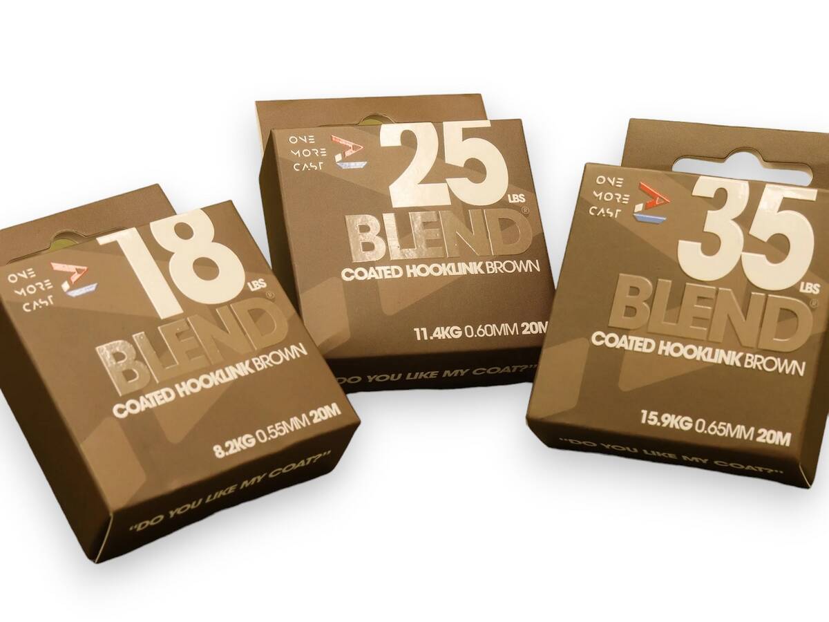 One More Cast Blend Coated Hooklink Brown, 18,99