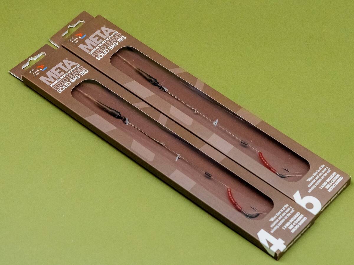 ONE MORE CAST Meta TT All-In-1 Rig Fuzed Leader Solid Bag Rig, 9,49