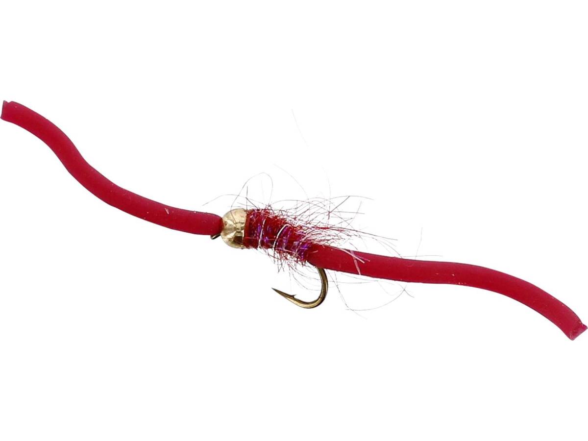 Unique Flies SQUIRMITO BLOOD RED DAIICHI 1120 #12, 3,79