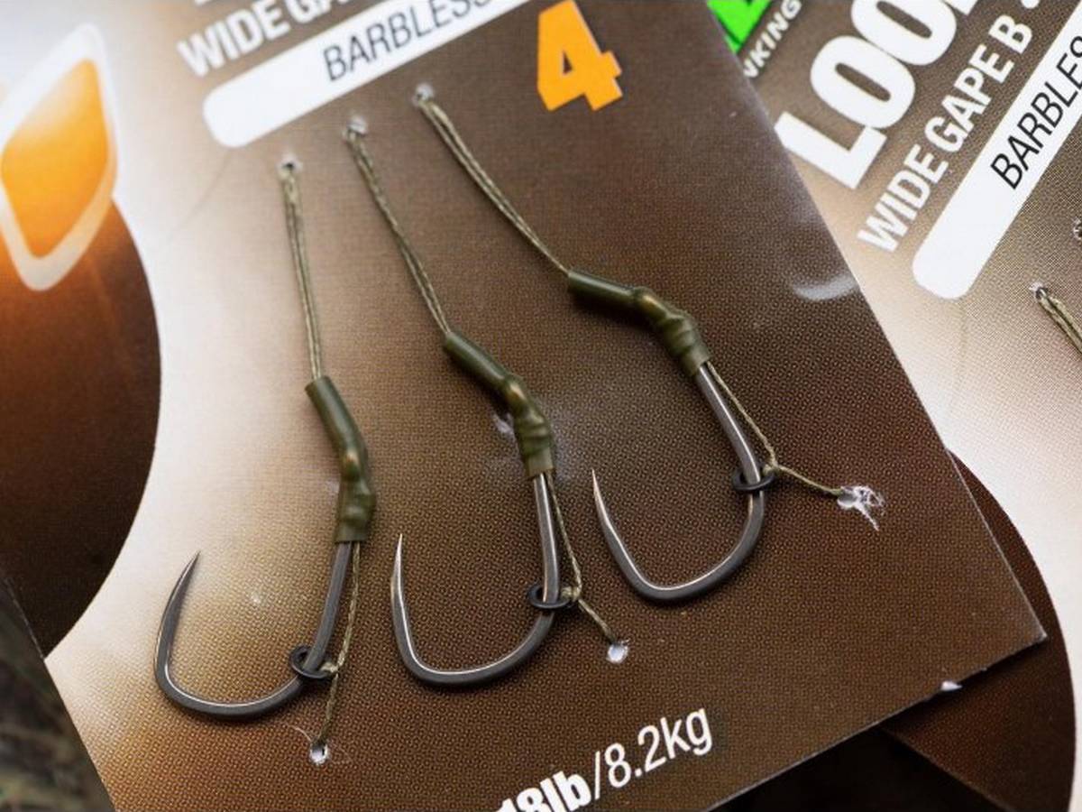 Korda Loop Rigs DF Widegape X Barbless, 5,49