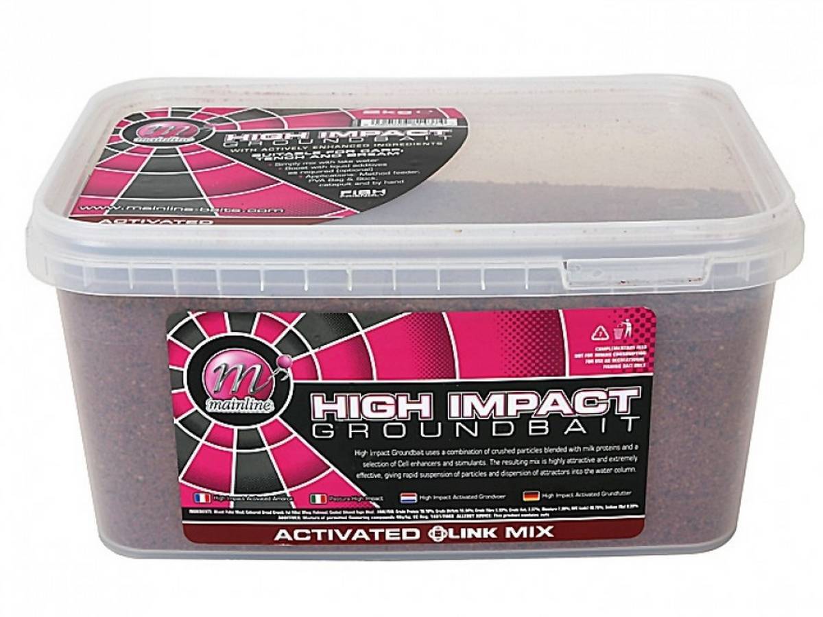 Mainline High Impact Groundbait Activated The Link TM Mix 2 kg, 11,99
